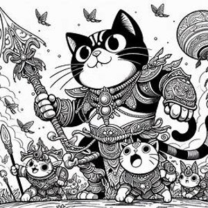 111 the Battle Cats Coloring Pages for Kids - Etsy