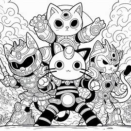 111 the Battle Cats Coloring Pages for Kids - Etsy