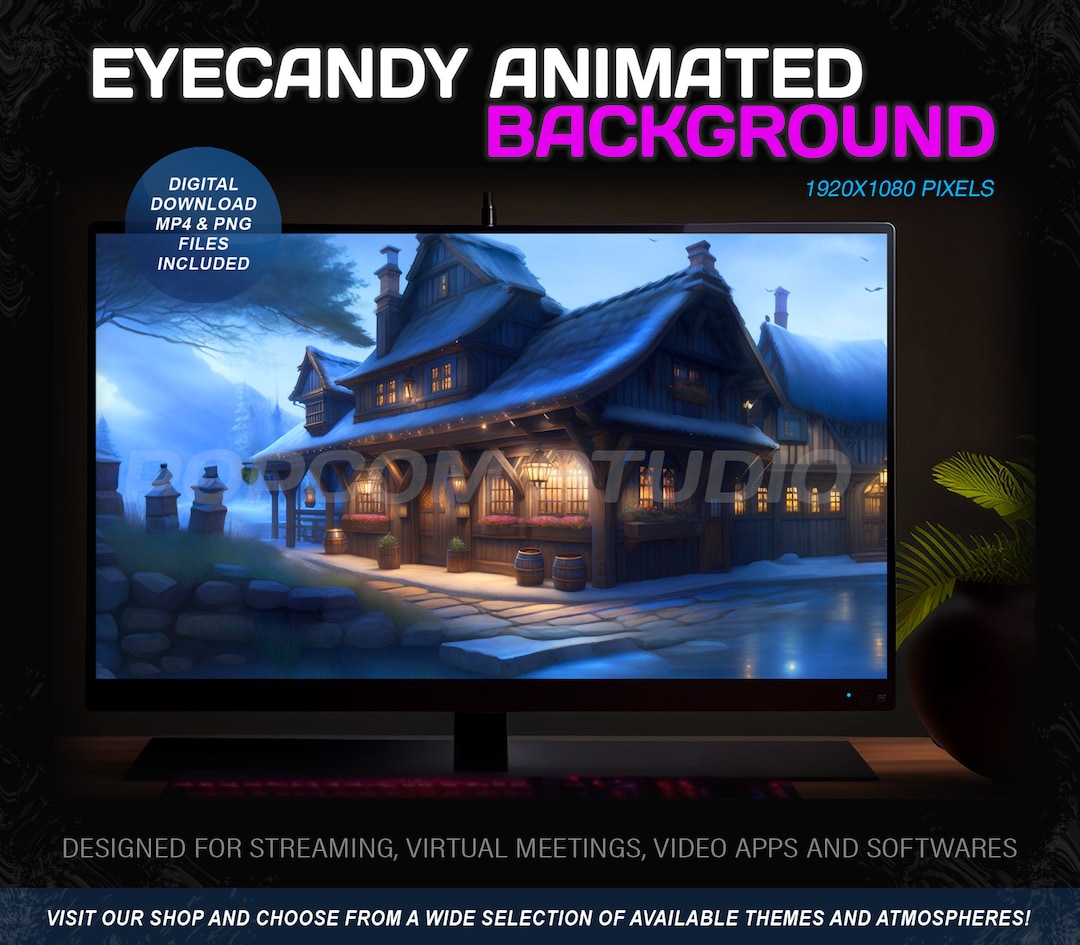 Animated Background for Streaming 1920x1080 - the Halfway Tavern ...