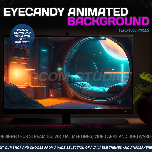 Animated Background for Streaming Space - Etsy