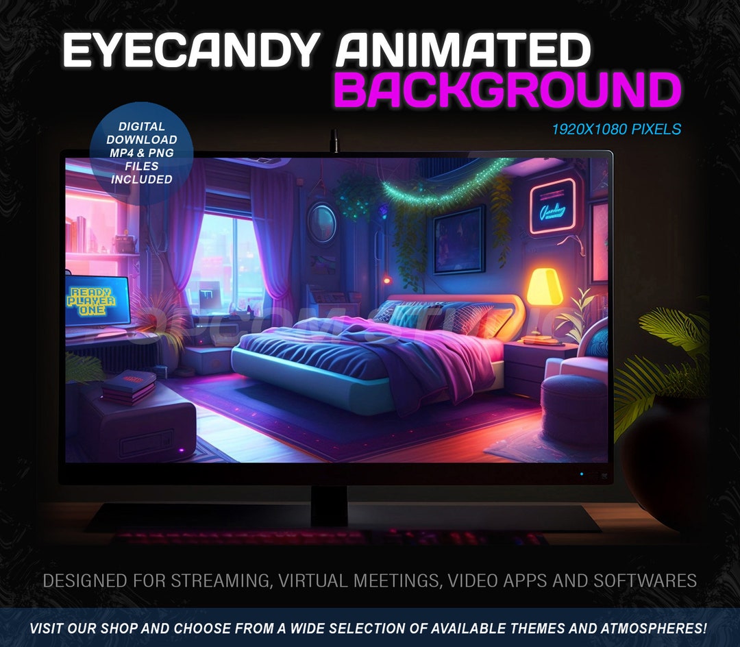 Animated Background for Streaming 1920x1080 - Cozy Gamer's Haven ...