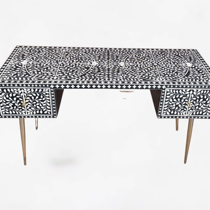 Bone Inlay Bench - Etsy