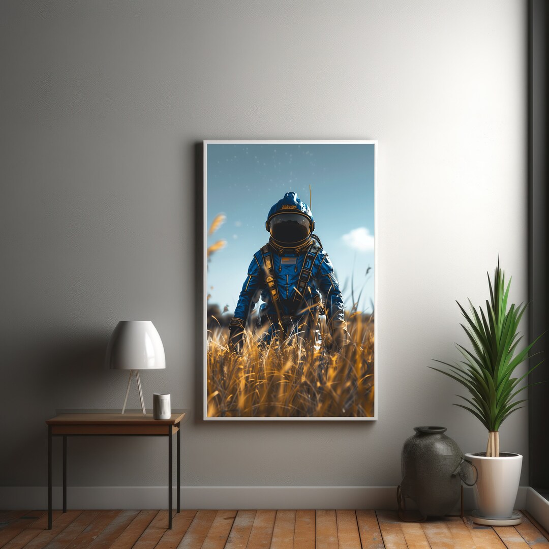Fallout-inspired Astronaut Poster Sci-fi Art Home Decor Print Post ...