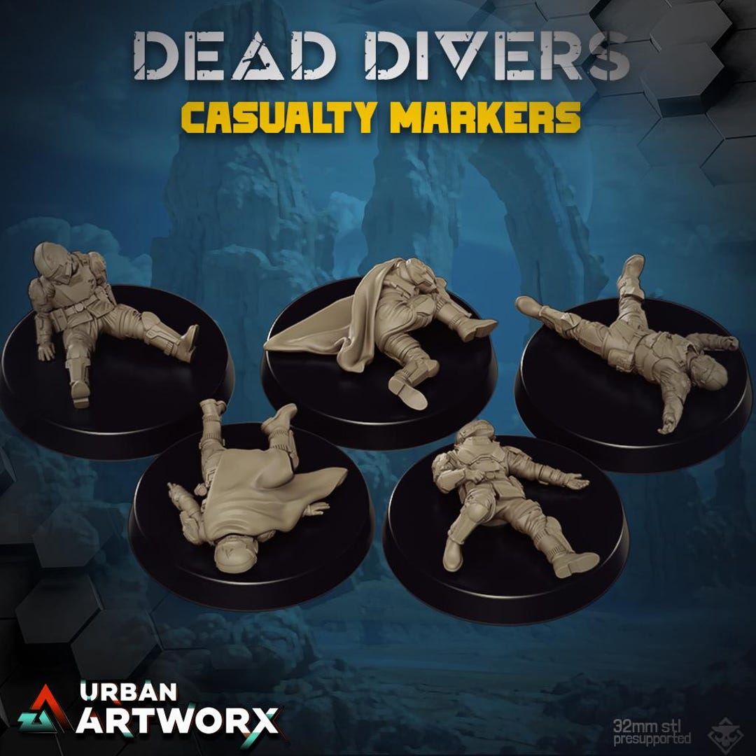 Heck Divers: Fallen Heroes (4) - Skullforge - Tabletop Miniatures ...