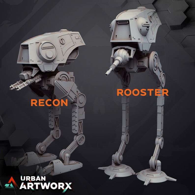 Authority Recon Walker- Skullforge - Tabletop Miniatures - Tabletop ...