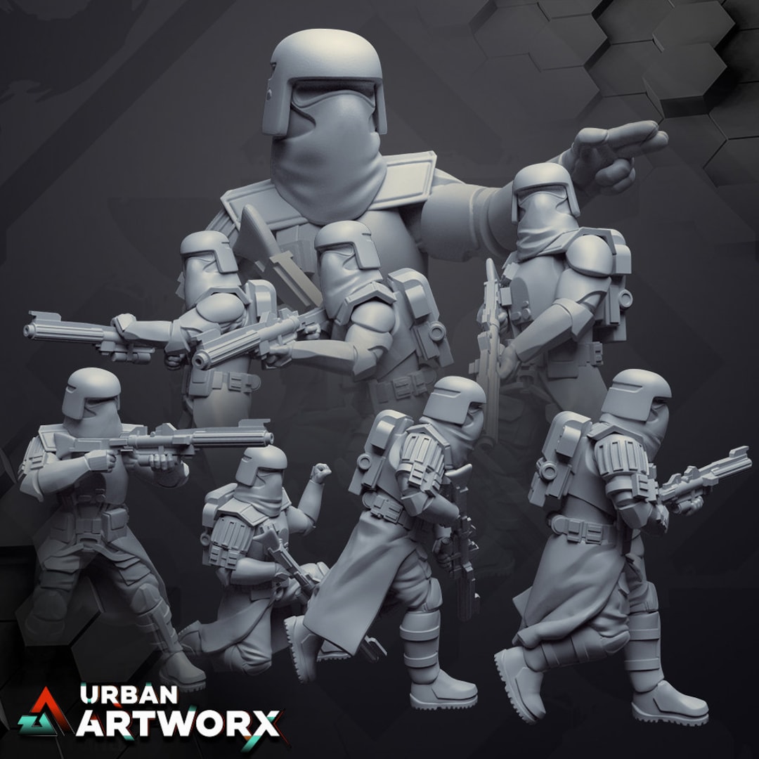 Extraction Troopers (8) - Skullforge - Tabletop Miniatures - Tabletop ...