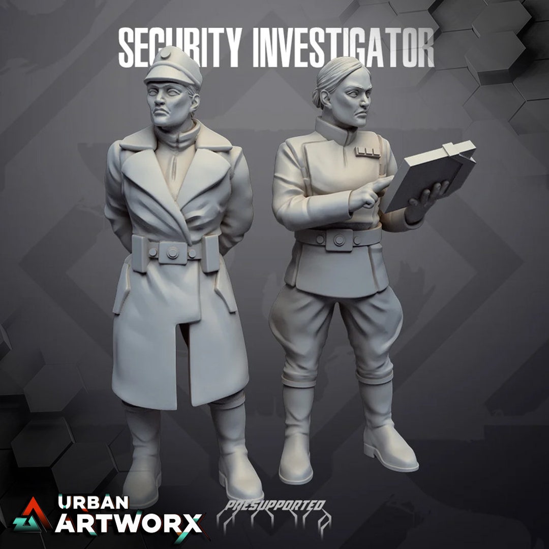 Authority Security Investigator - Skullforge - Tabletop Miniatures ...