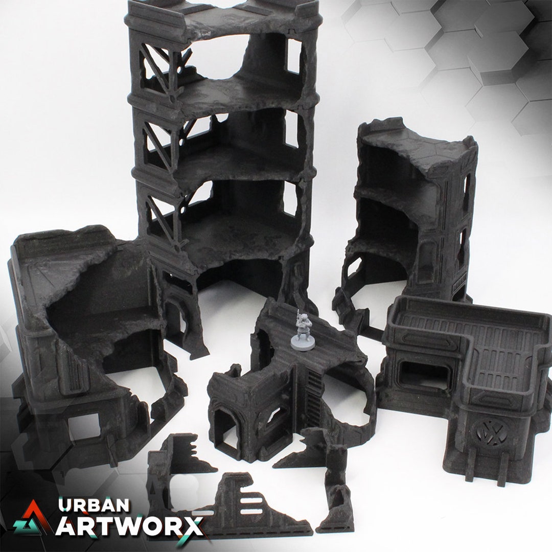 Syllogy's Urban Ruin Mega Set - Imperial Terrain - 40K - Star Wars ...
