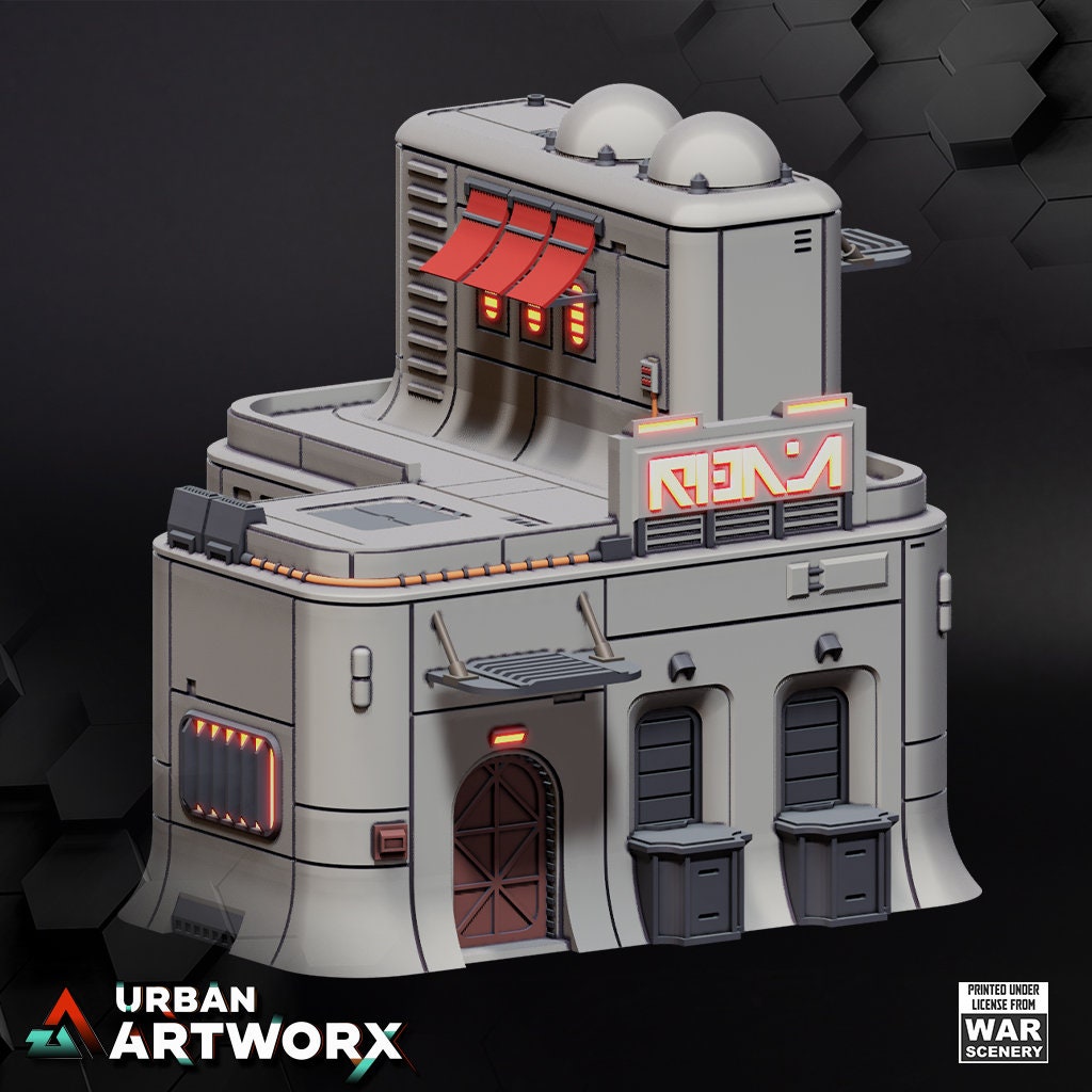 Tabletop Terrain 40K Star Wars: Legion Shatterpoint War Scenery Outer Rim Territories Lambda ...