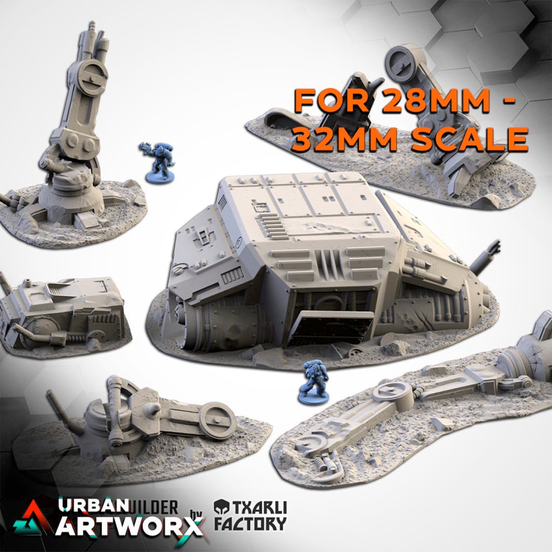 Tabletop Terrain - Txarli Factory - Robot Dog - Tabletop Terrain - Etsy
