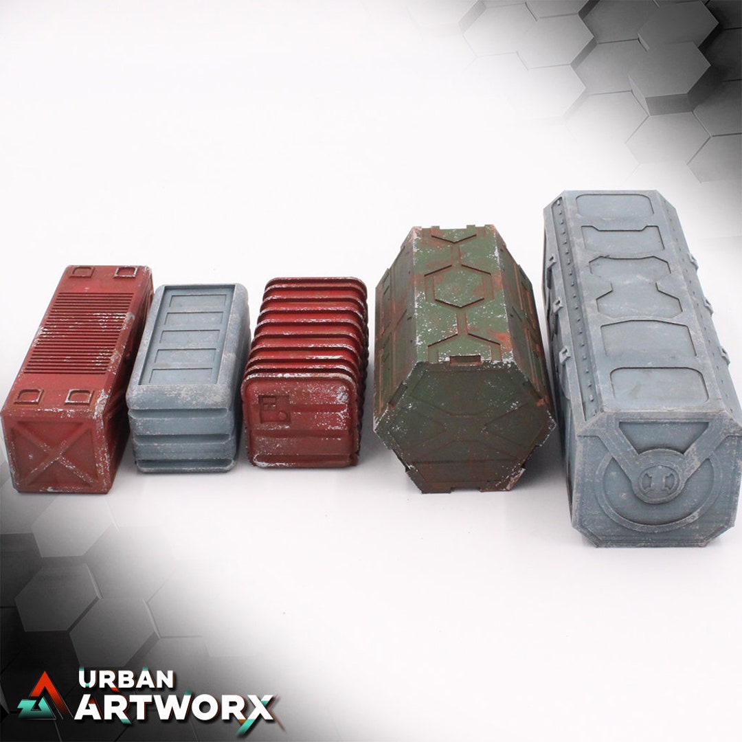 Cargo Container Imperial Terrain 40K Star Wars: Legion Shatterpoint ...