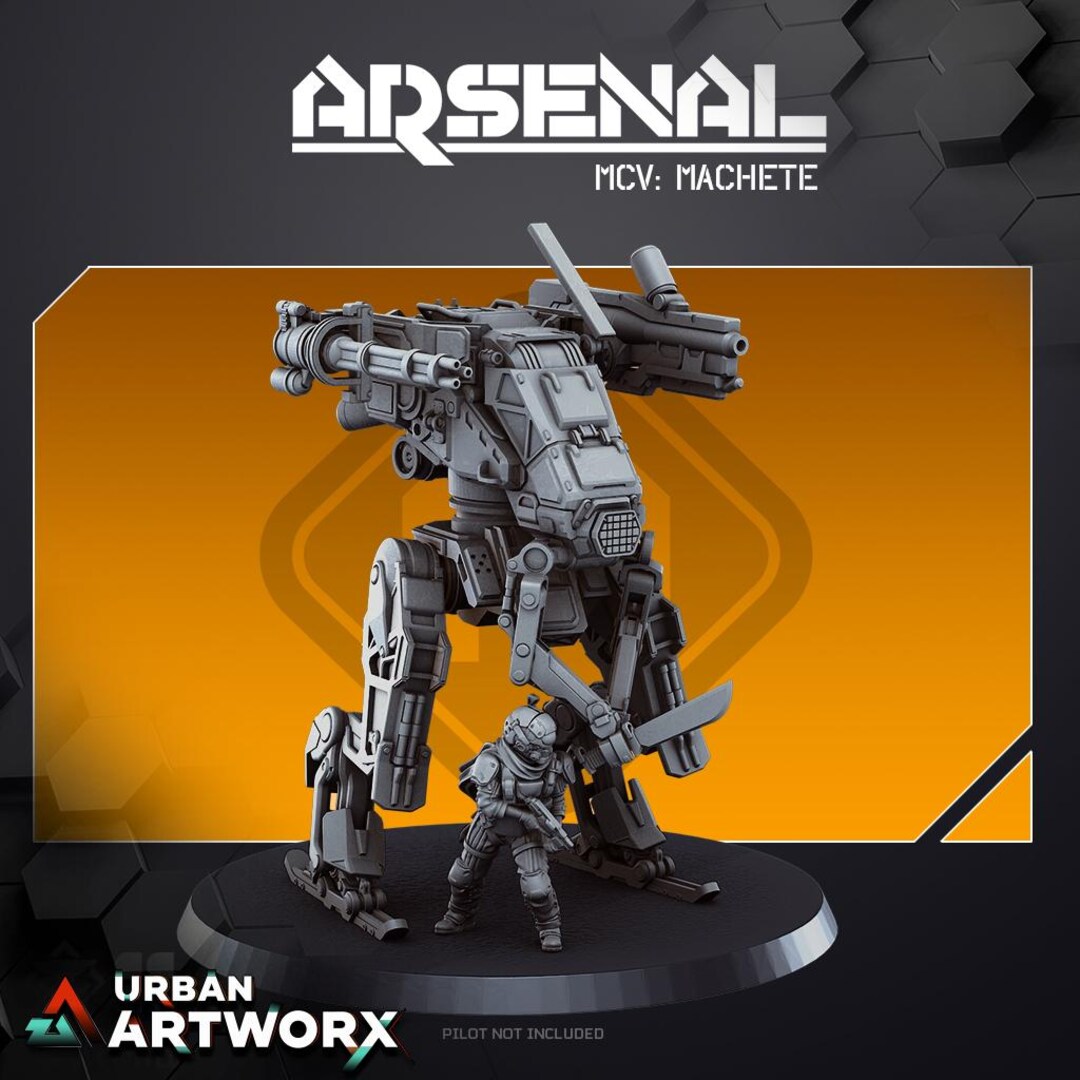 Arsenal MCV Machete (1) - Skullforge - Tabletop Miniatures - Tabletop ...