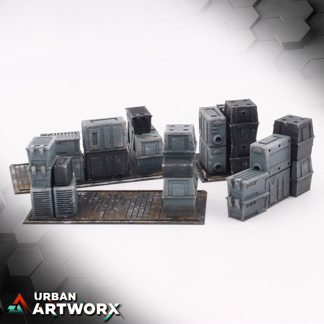 Cargo Pallets Imperial Terrain 40K Star Wars: Legion Shatterpoint ...