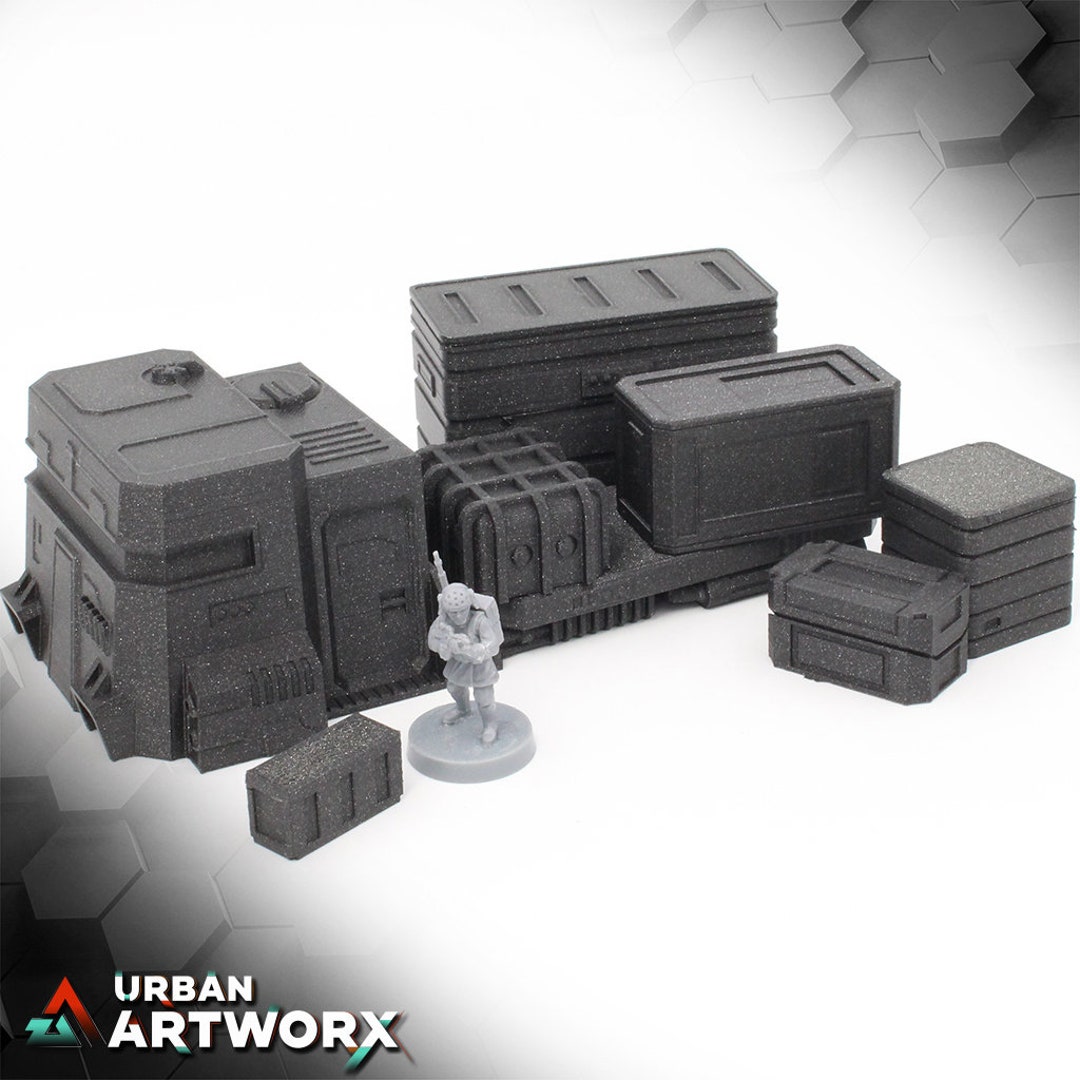 Repulsorlift Truck (RP47) & Crates - 40K - Star Wars: Legion ...
