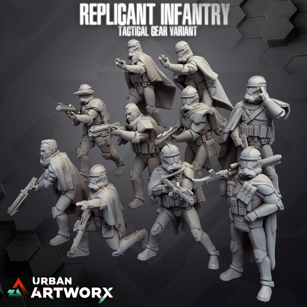 Tactical Union Troopers 10 Skullforge Tabletop Miniatures Tabletop ...