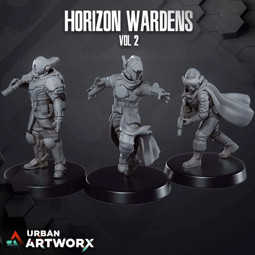 Horizon Wardens Vol. 2 (3) - Skullforge - Tabletop Miniatures ...