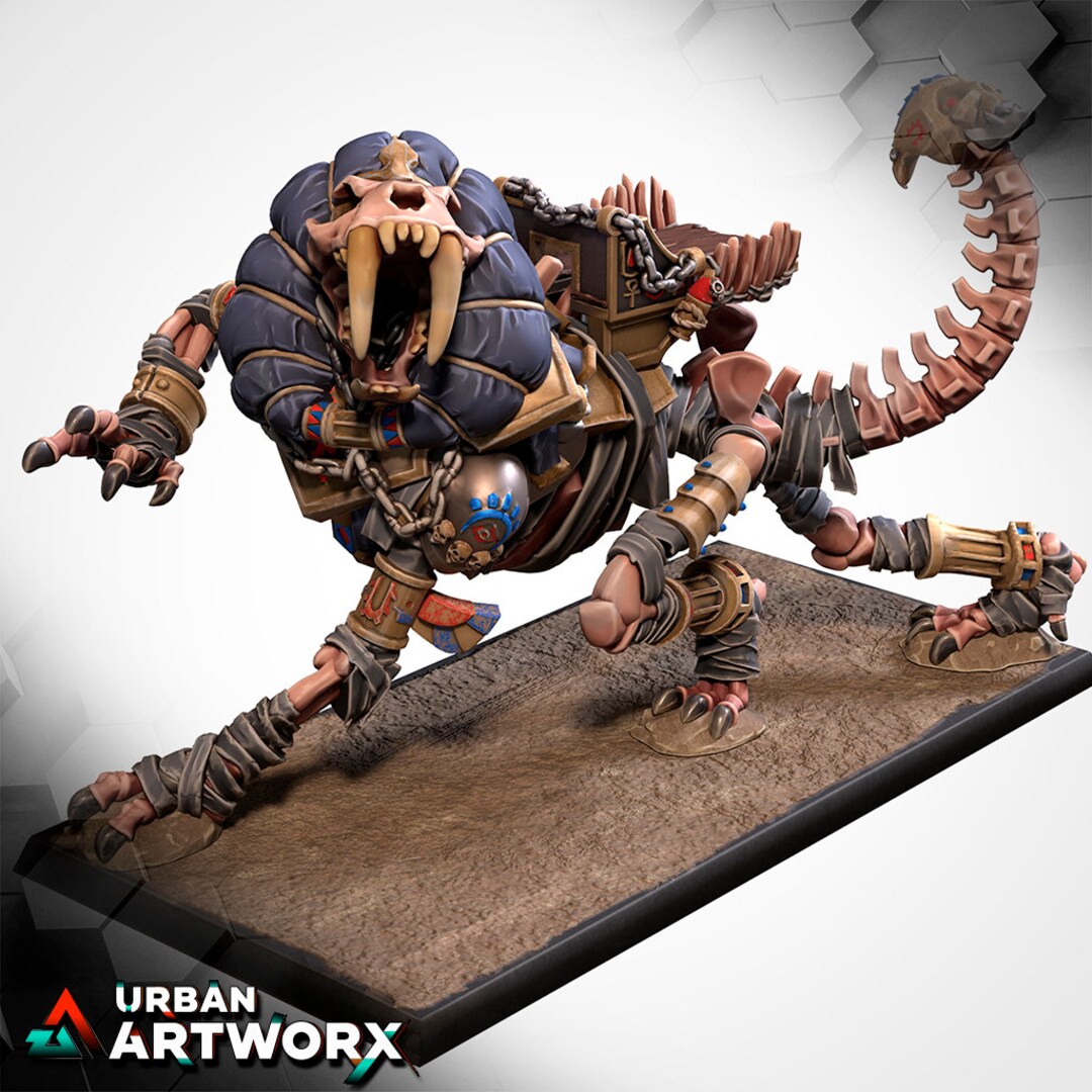 1 Sphinx Armies of the Sand Txarli Factory Tabletop Miniatures 3D ...