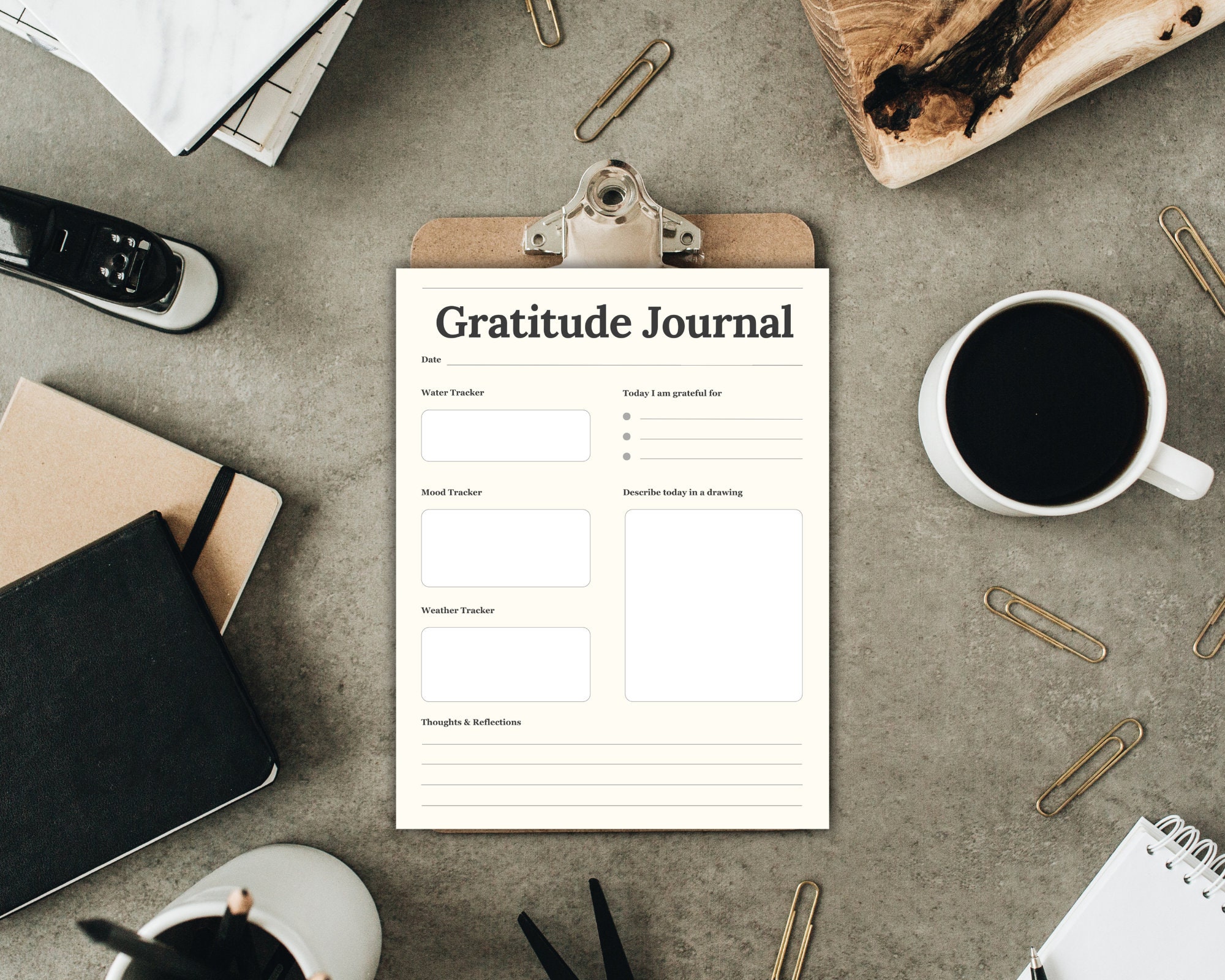 Daily Gratitude Planner Printable Gratitude Journal PDF - Etsy