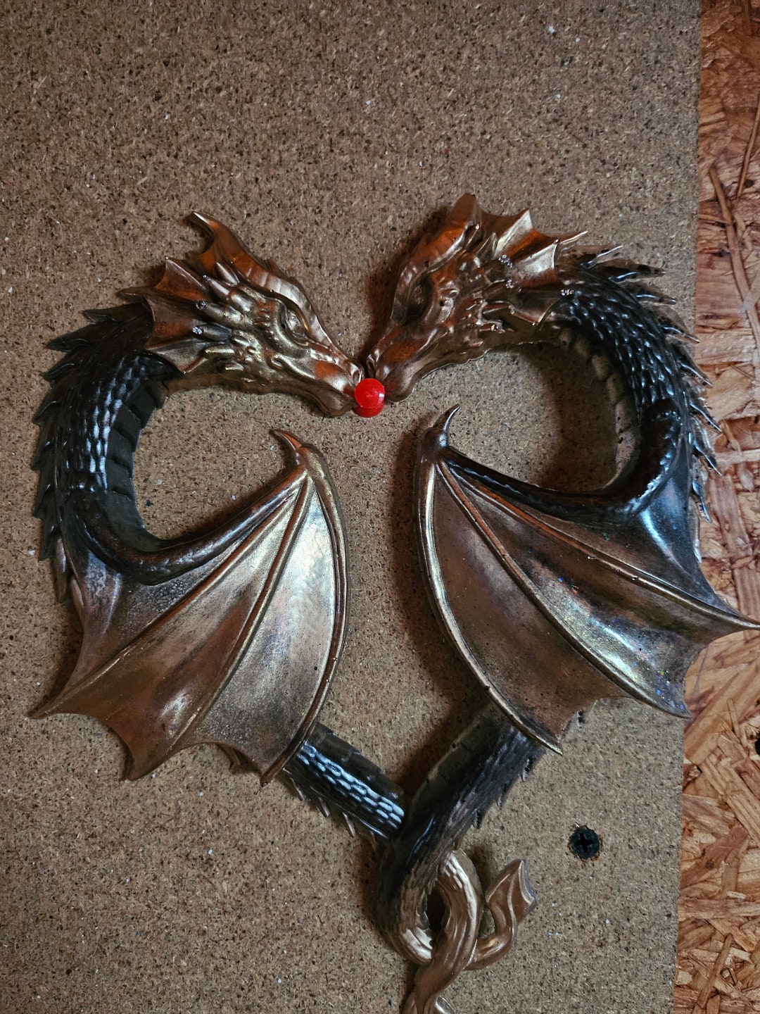 Double Dragon Wall - Etsy