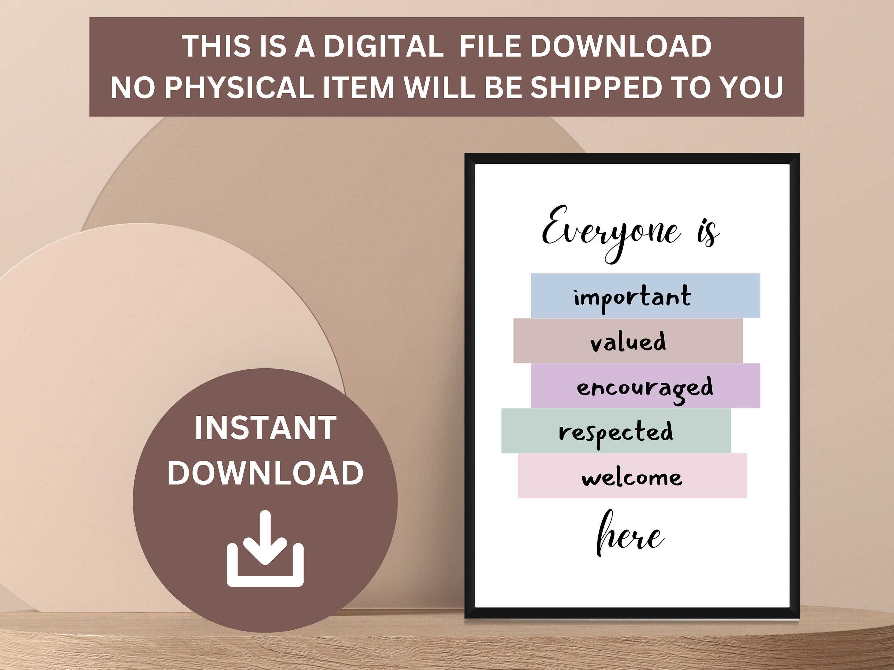 12 Inclusion Posters Inclusive Classroom Decor Prints School Counselor ...
