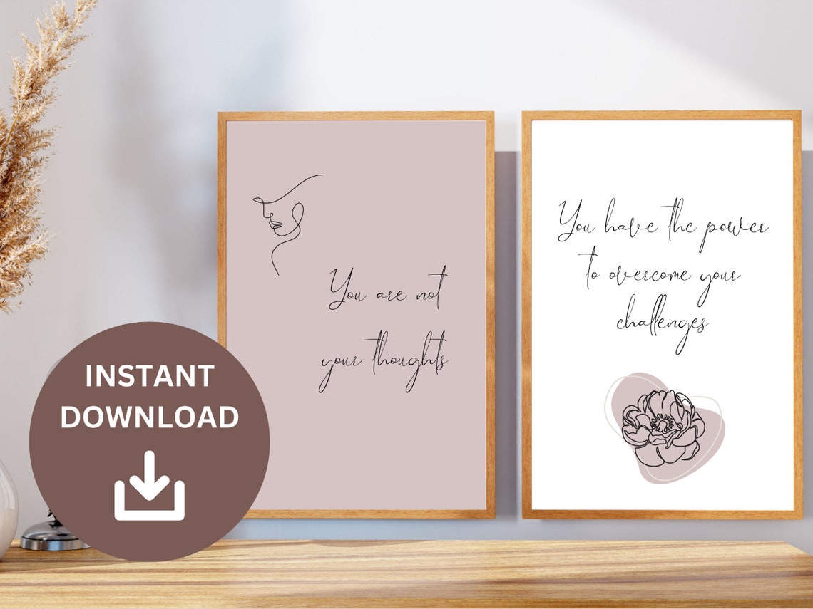 30 Therapist Posters Quotes Mental Health Posters Counselling Decor ...