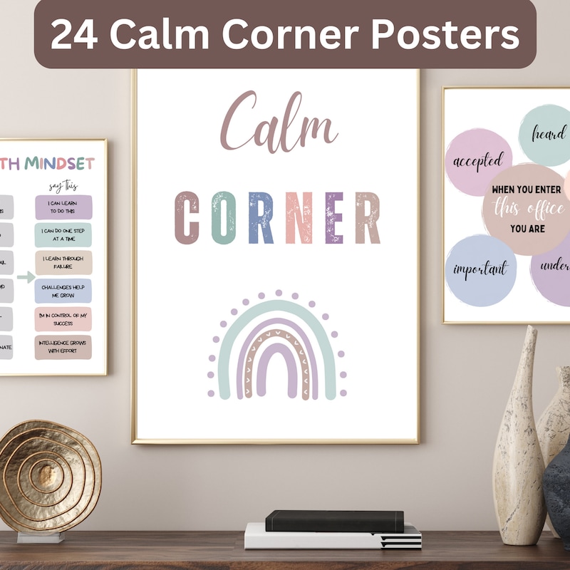Calming Corner Sign - Etsy