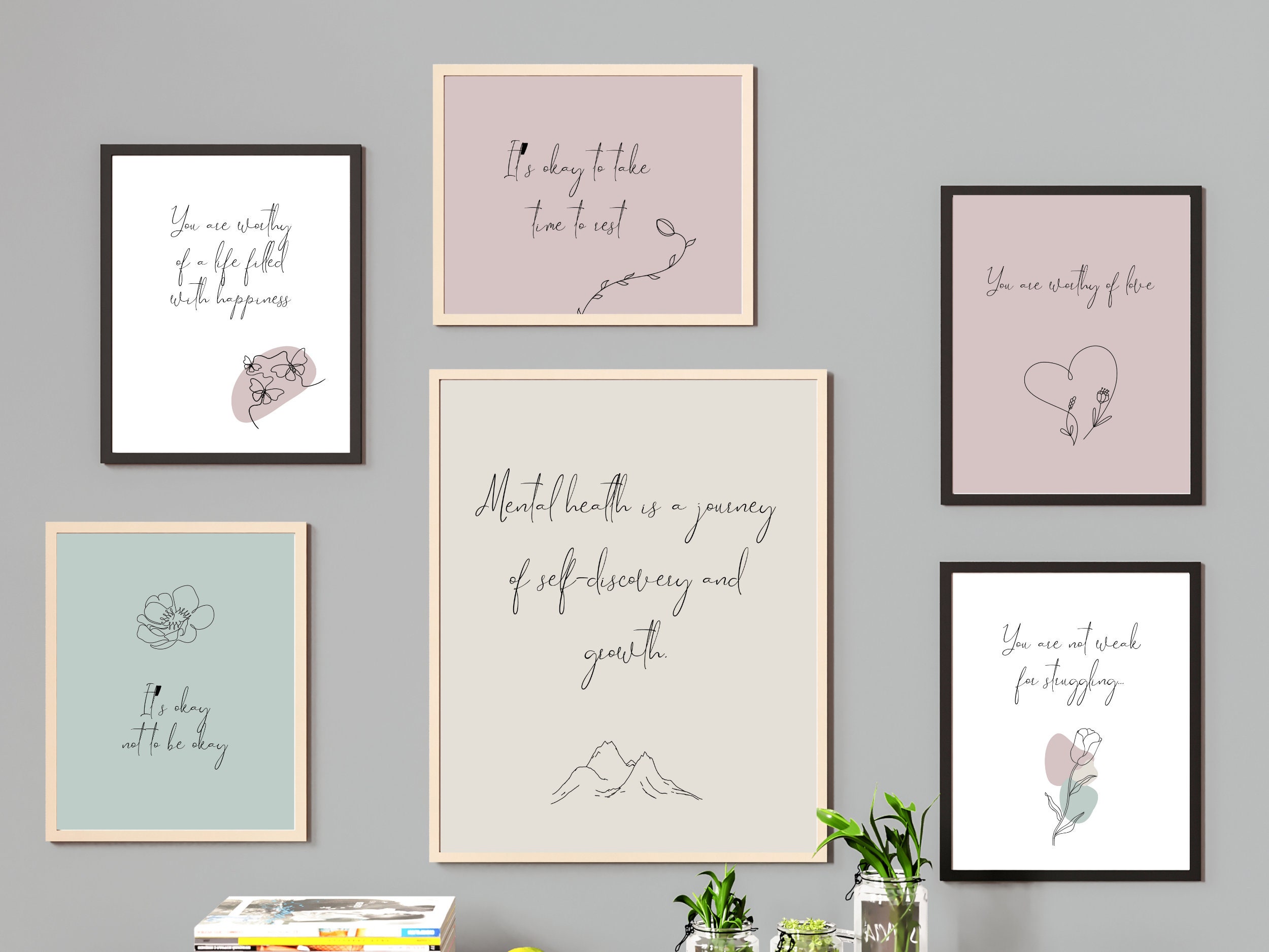 30 Therapist Posters Quotes Mental Health Posters Counselling Decor ...