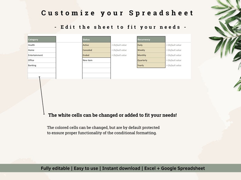 Subscription Tracker: Manage Recurring Costs Online With This Digital ...
