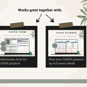 CAPEX Project Tracker: Business Excel Template (digital Download) - Etsy