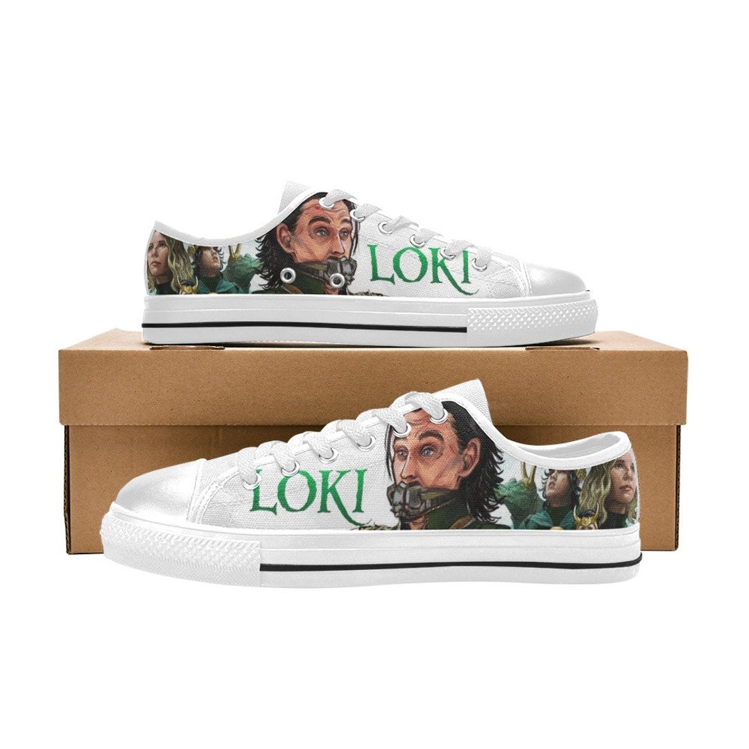 Loki Custom Low Top Shoes Unisex Adult and Kids Canvas Shoes - Etsy