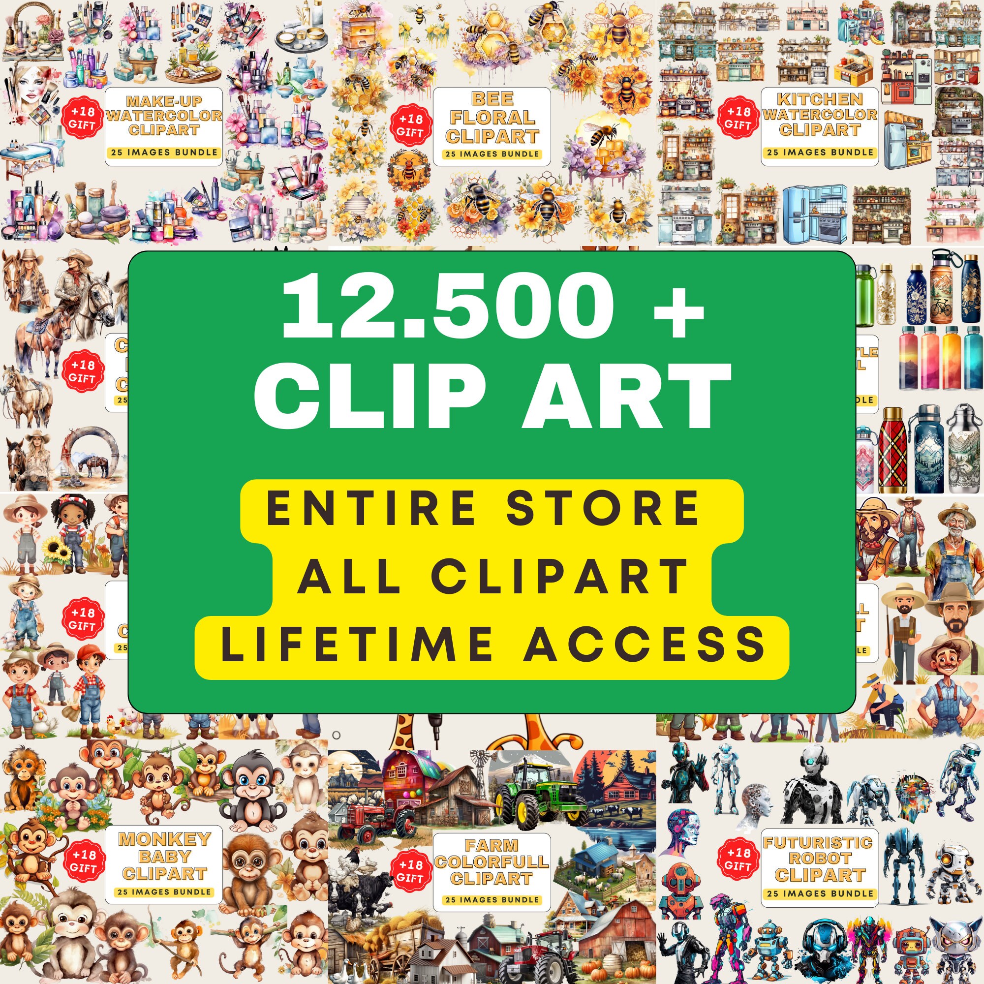 Turkey Clipart, Turkey Digital Clipart, Watercolor Clipart, Watercolor ...