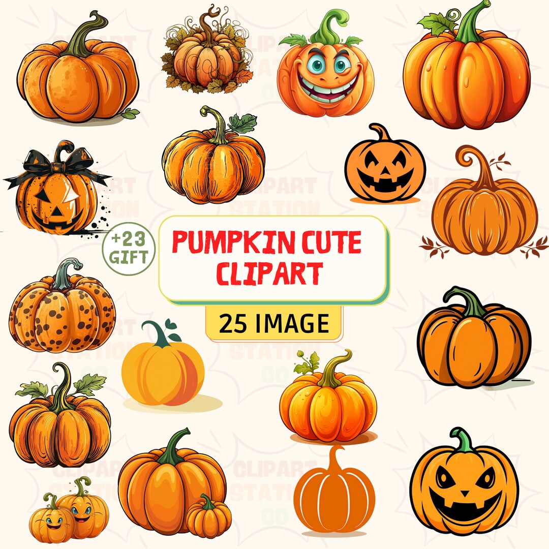 Pumpkin Cute Clipart, Halloween Clipart PNG, Pumpkin Clipart PNG ...