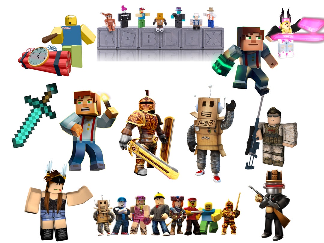 Roblox, Roblox PNG, Minecraft PNG, Minecraft Clipart Art, Roblox ...