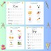 Cursive Alphabet Tracing Worksheets (O-Z) (PDF) - Etsy