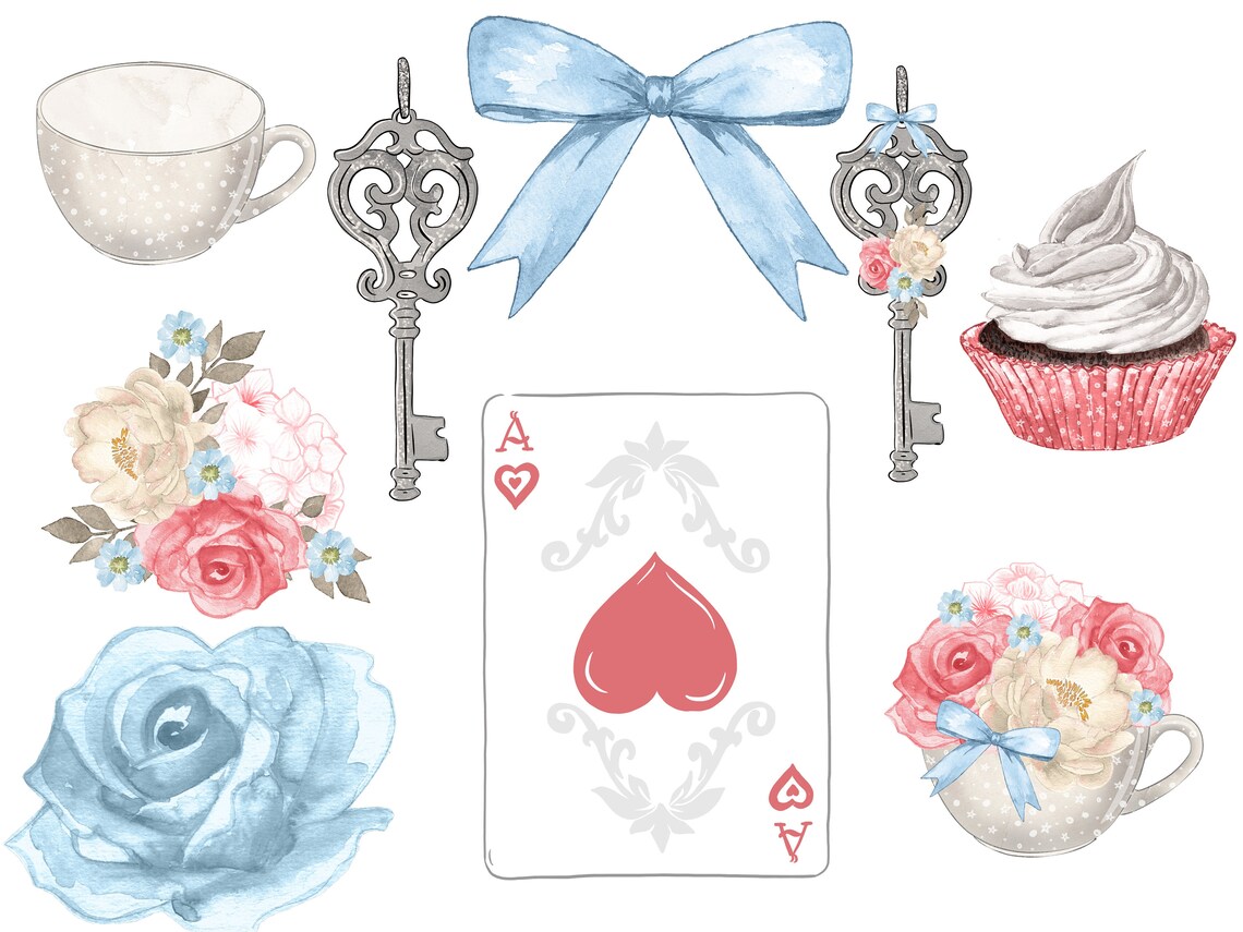 Alice in Wonderland Design,alice in Wonderland Digital Paper Pack ...