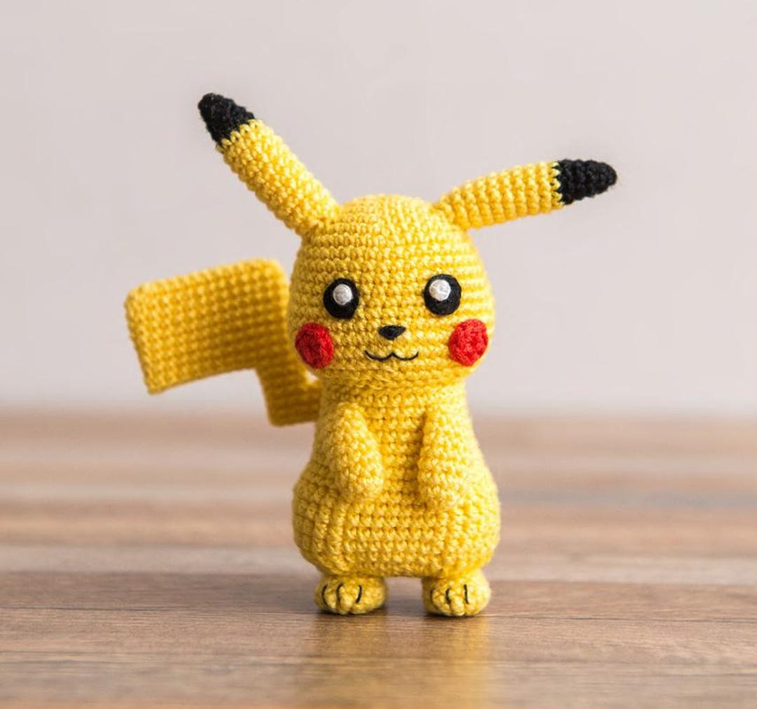 Crochet PATTERN Pikachu, No Sew Amigurumi Crochet Patterns, Pokemon No ...