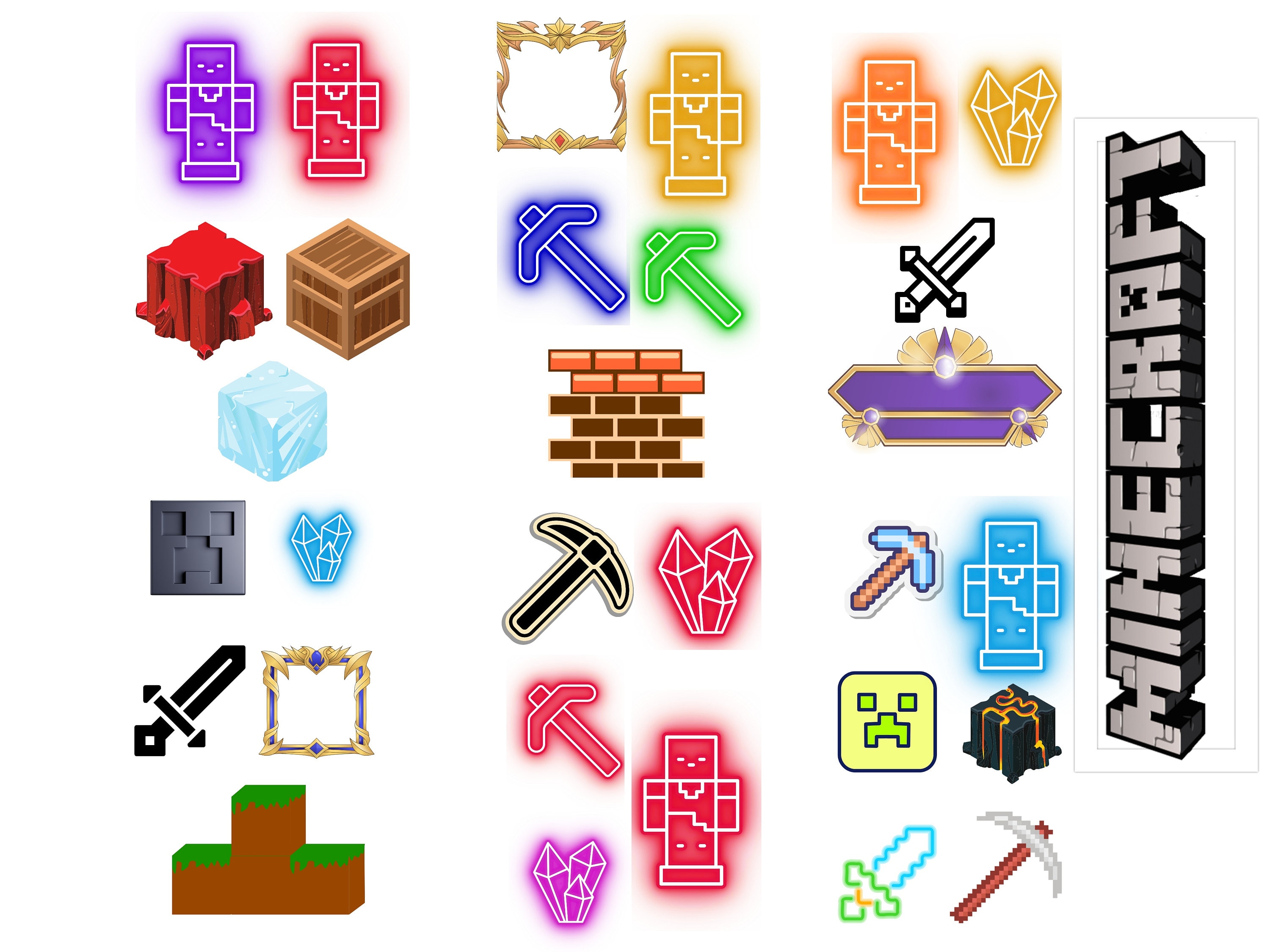 Minecraft PNG, Minecraft Clipart , Minecraft Shirt Png, Printable ...