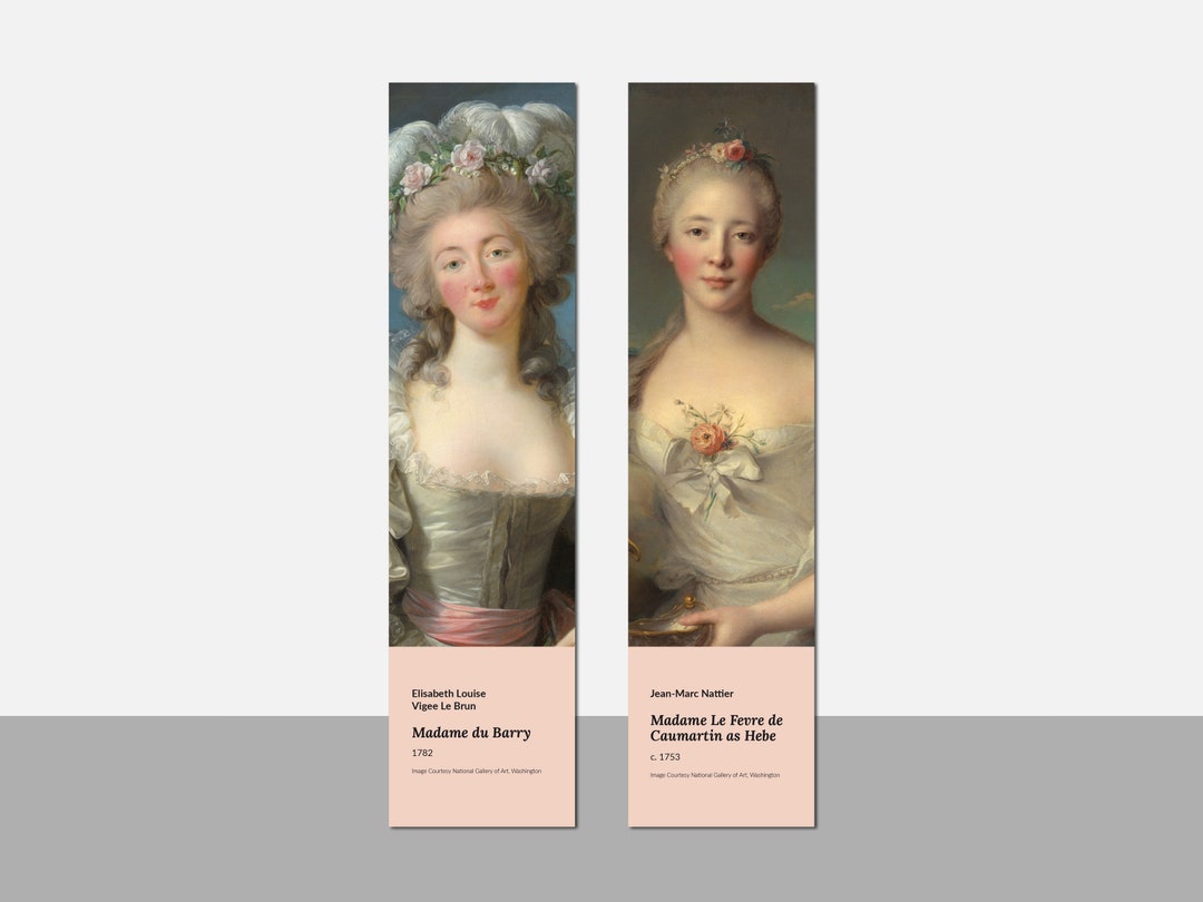 Set of Two Bookmarks Rococo Artworks - Etsy Australia