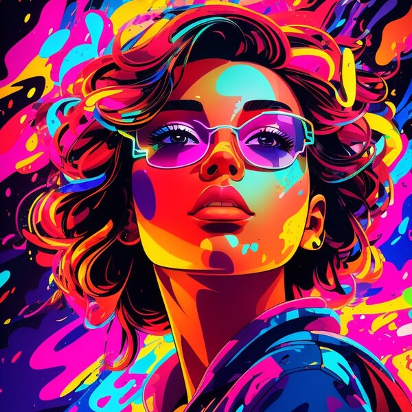 Neon Cartoon - Etsy