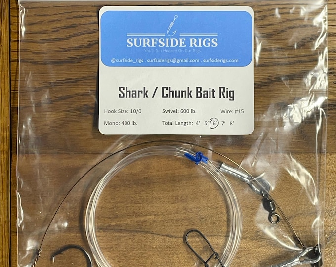 Shark Fishing Rig, Shark Rig, Land Based Shark Fishing, Chunk Bait ...