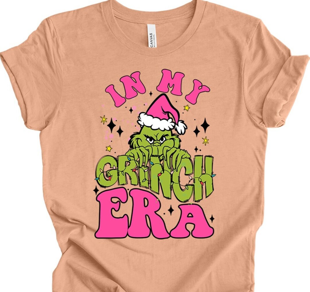 Grinch in My Era Shirt, Grinchy Christmas Family Tshirts, Grinch ...