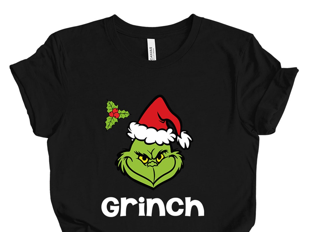 Grinch Christmas Matching Family Tshirts,personalized Christmas Couple ...