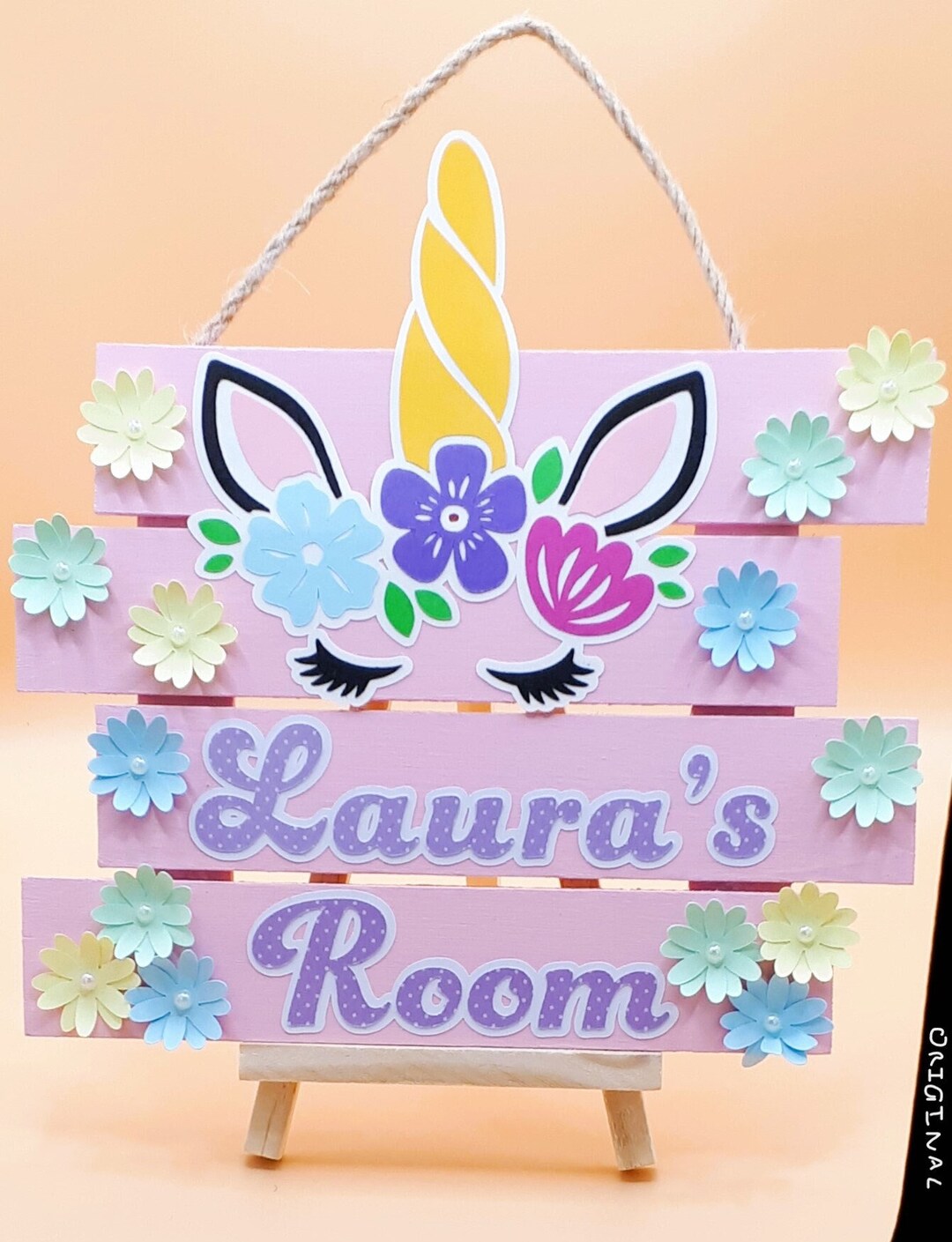 Unicorn Themed Children's Door Sign - Etsy