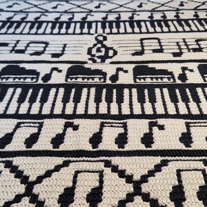Piano Love - Overlay Mosaic Crochet Pattern - Digital Download - Etsy