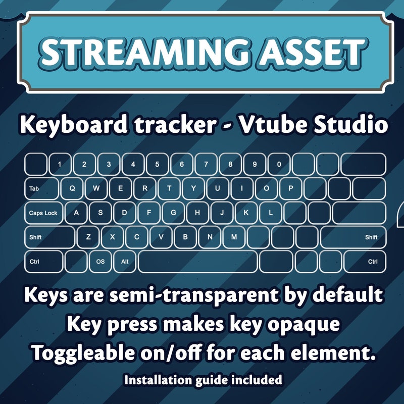 Keyboard Overlay - Etsy