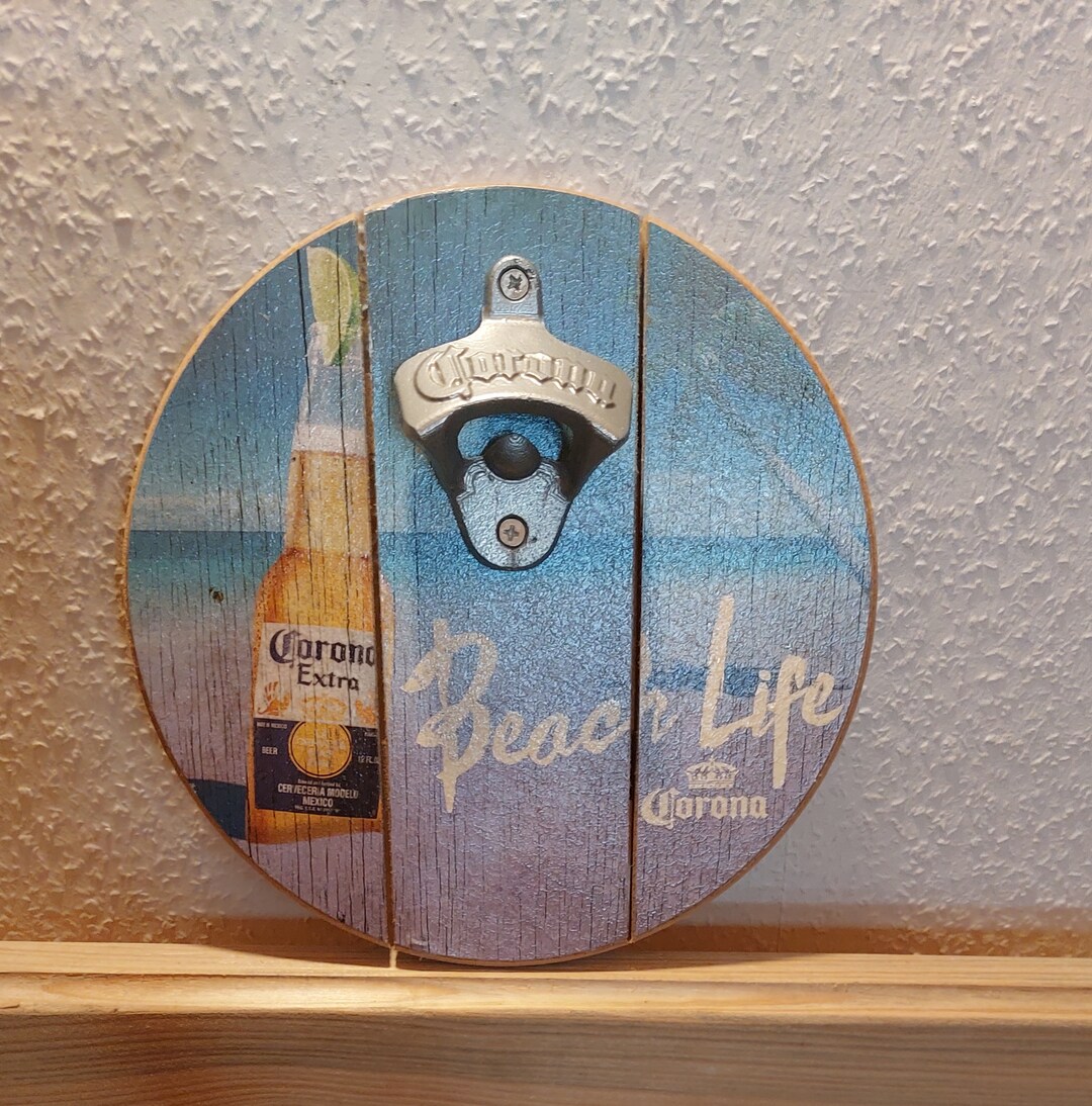 Corona Extra or Coca-cola MDF Wooden Sign With Bottle Opener 20cm/8 ...