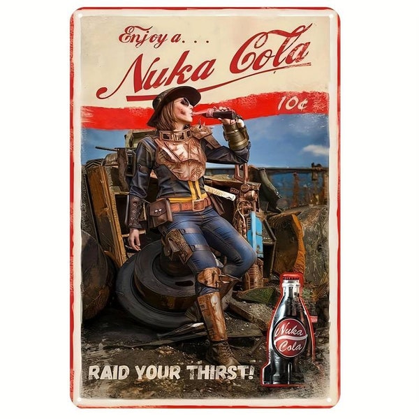 Fallout Metal Tin Signs - Etsy