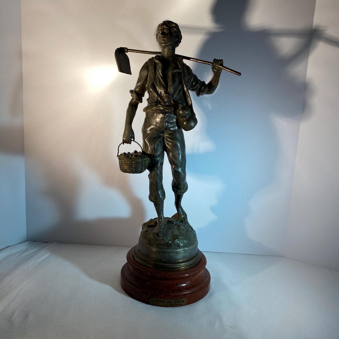Victor Rousseau Statue in Regulus Retour Des Champs Return From the ...