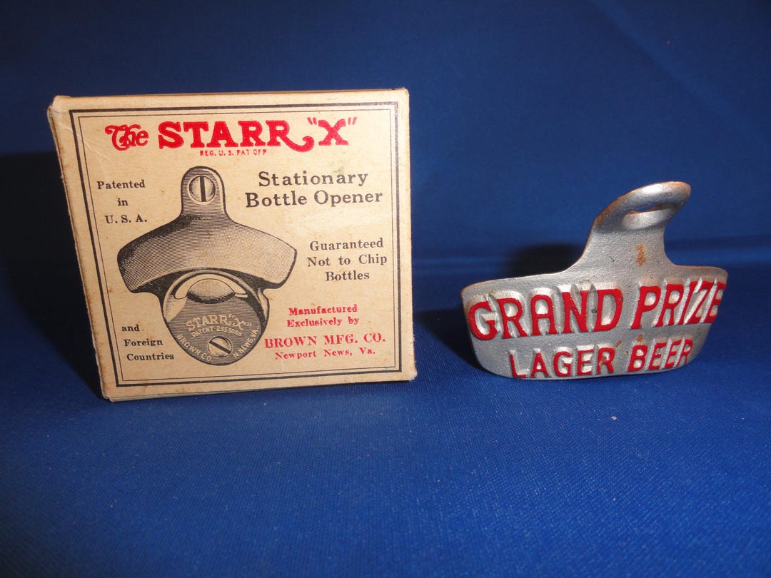 Vintage the Starr X Grand Prize Lager Beer Bottle Opener .grand Prize ...