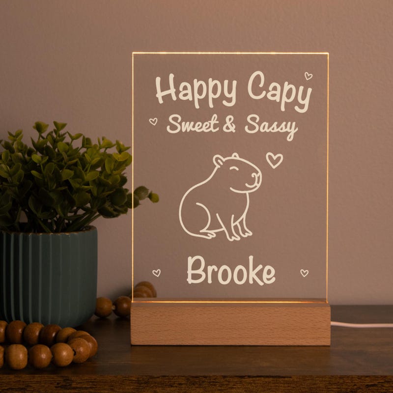 Capybara Night Lights - Etsy